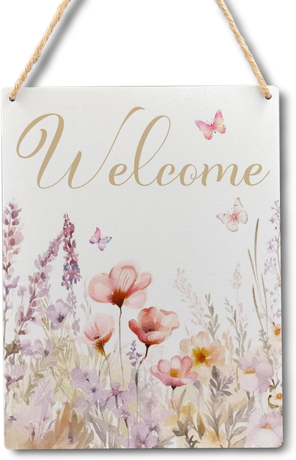 Grapehiker Summer Welcome Door Sign - Summer Door Wall Decor, Summer ...