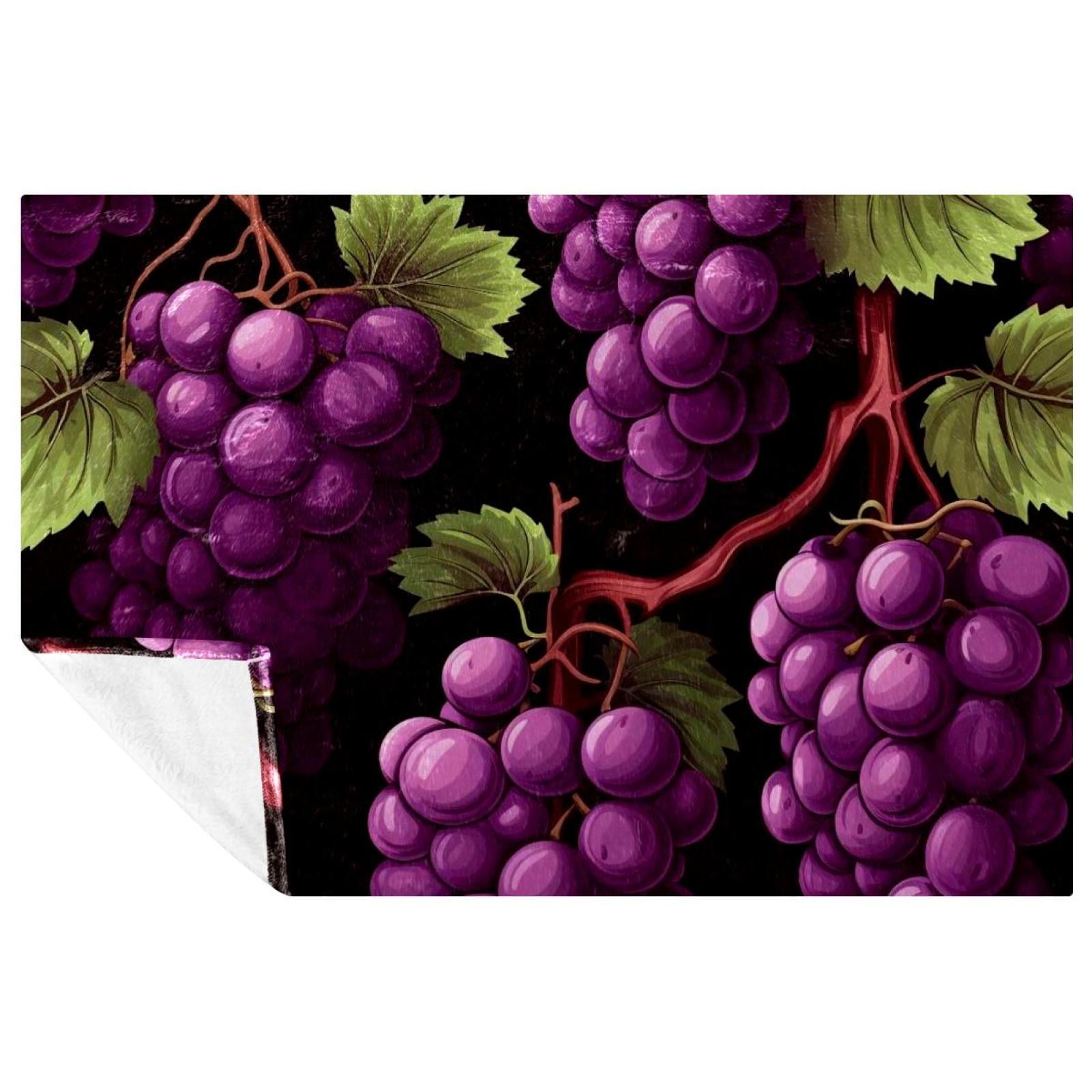 Grapes Cozy and Versatile Microfiber Throw Blanket - Soft and Warm ...