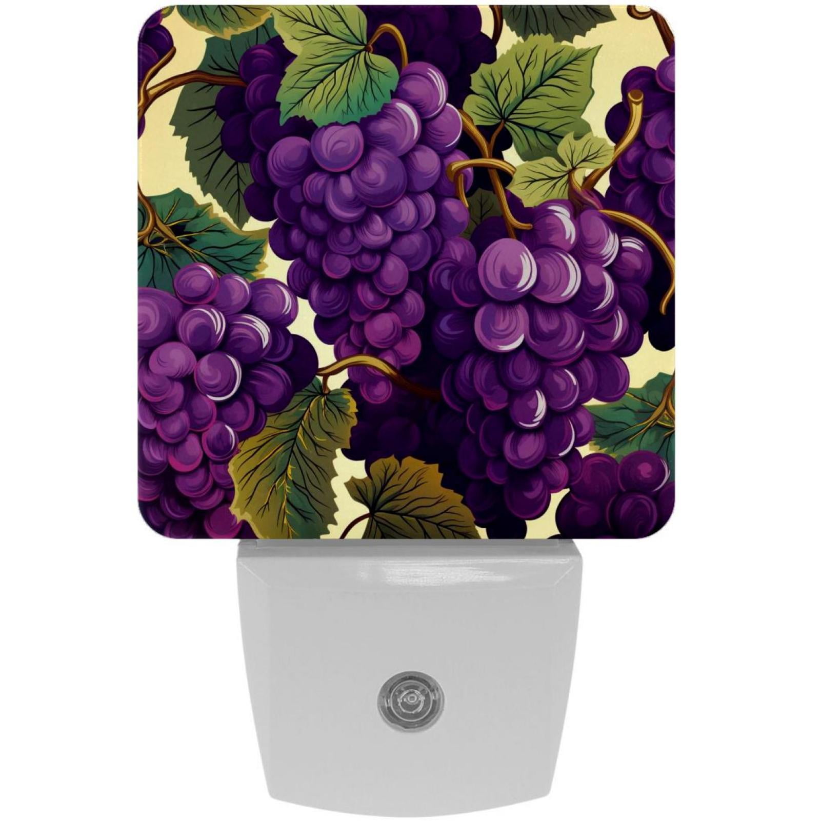 Grapes Enhance Your Space with LED Square Night Lights - Versatile ...