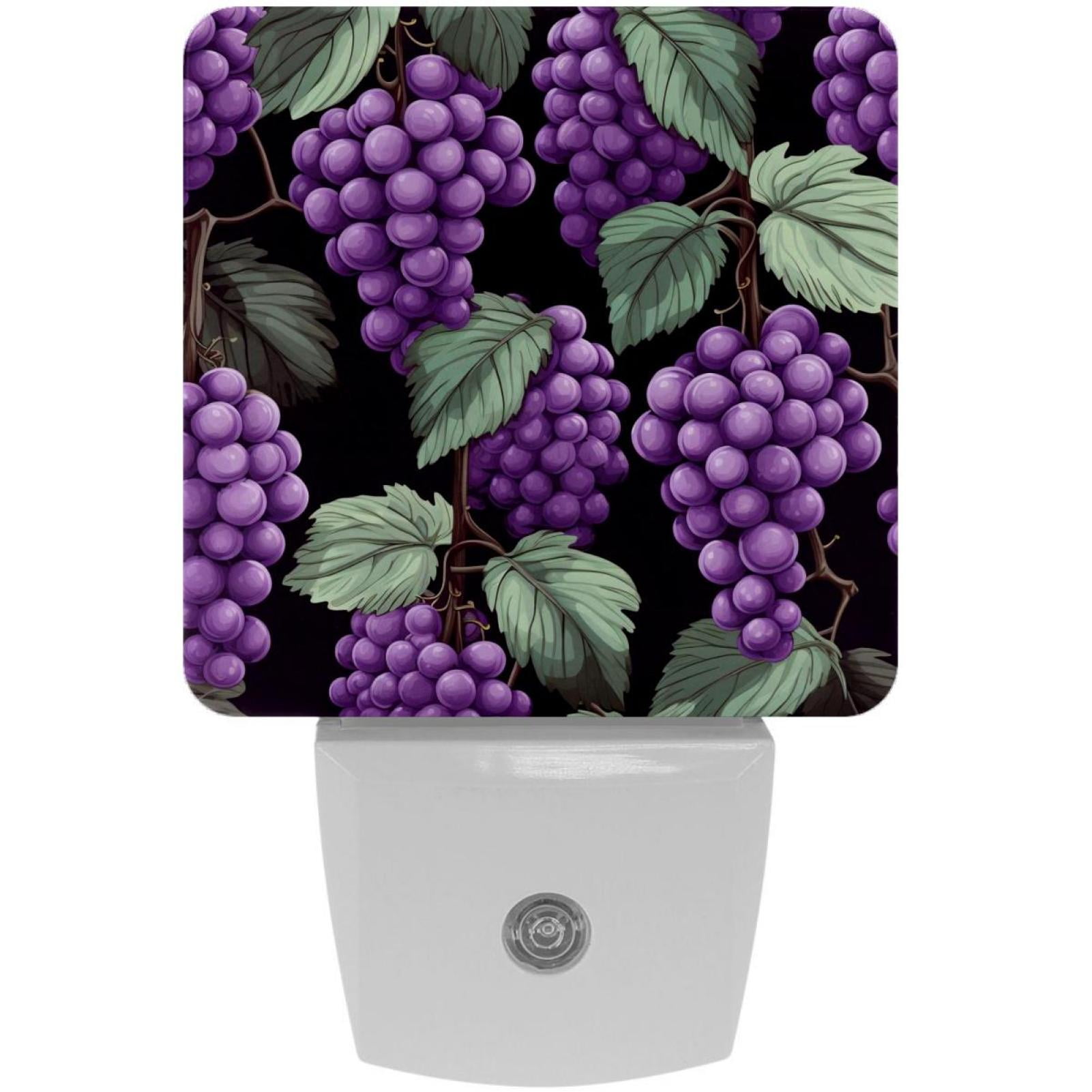 Grapes Enhance Your Space with LED Square Night Lights - Versatile ...