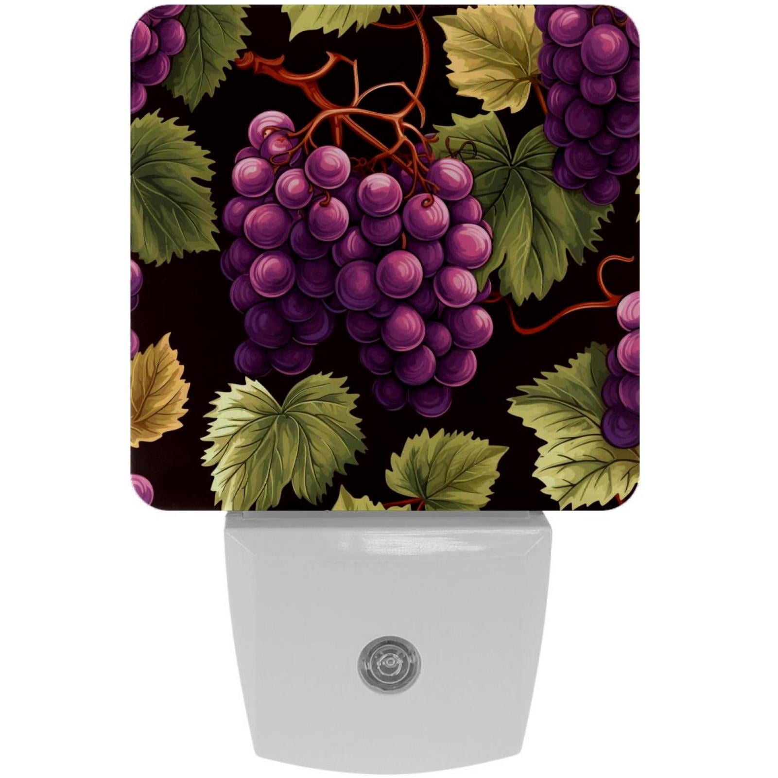 Grapes LED Square Night Lights - Energy Efficient Plug-in Wall Lamp ...