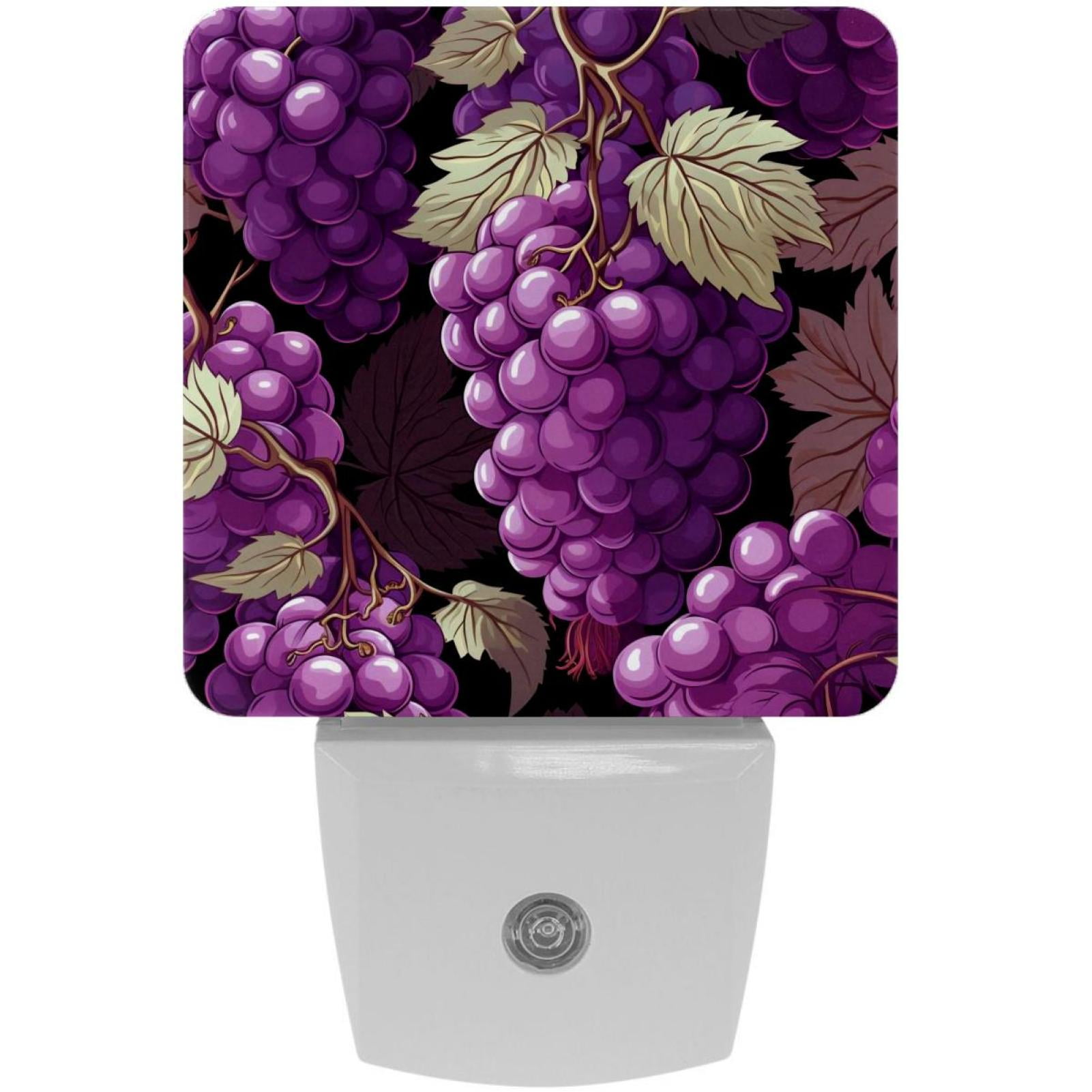 Grapes LED Square Night Lights - Energy Efficient and Stylish Bedroom Lighting Solution ...