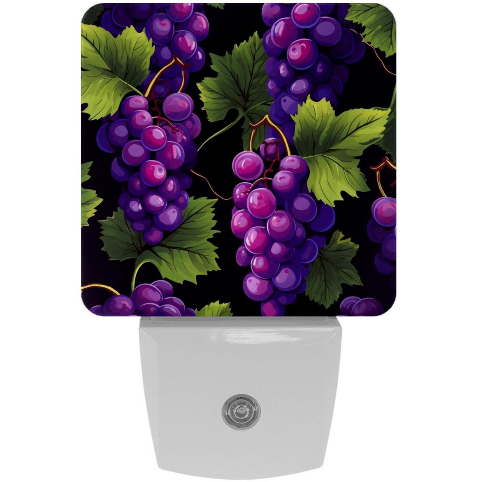 Grapes LED Square Night Lights - Modern Design, Energy Efficient Indoor Lighting for Bedrooms ...