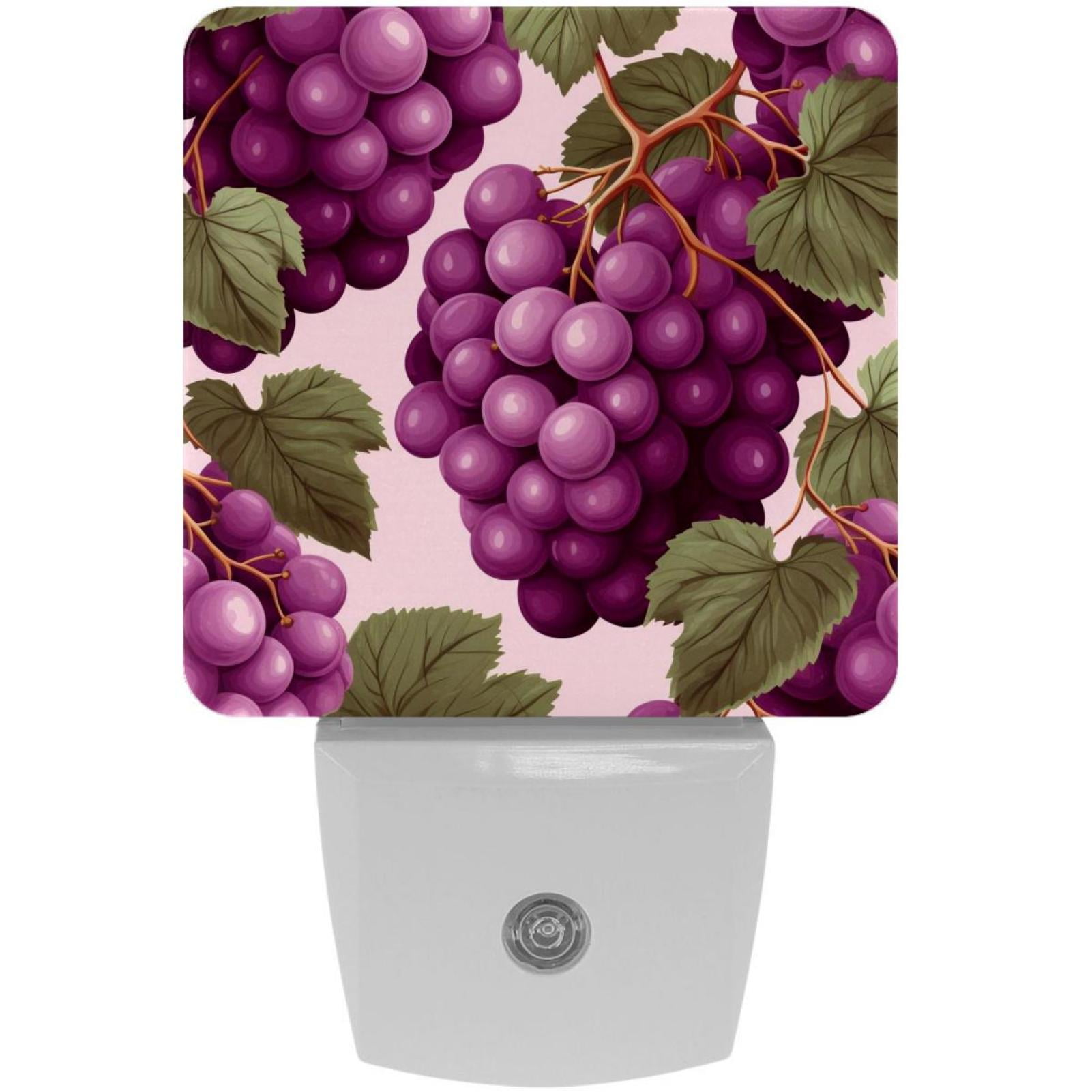 Grapes LED Square Night Lights - Modern and Versatile Plug-in Lighting Solution for Any Room ...