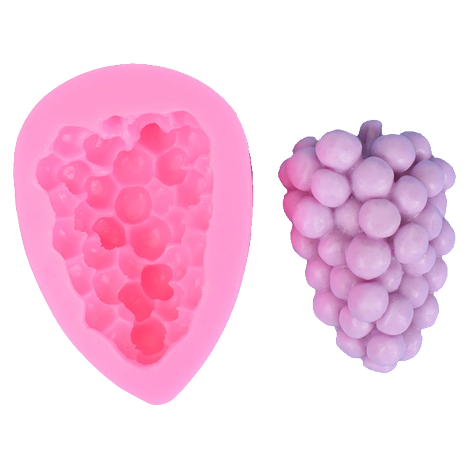 Grapes Shaped Silicone Mold Fondant Mold, Grapes Silicone Mold for ...