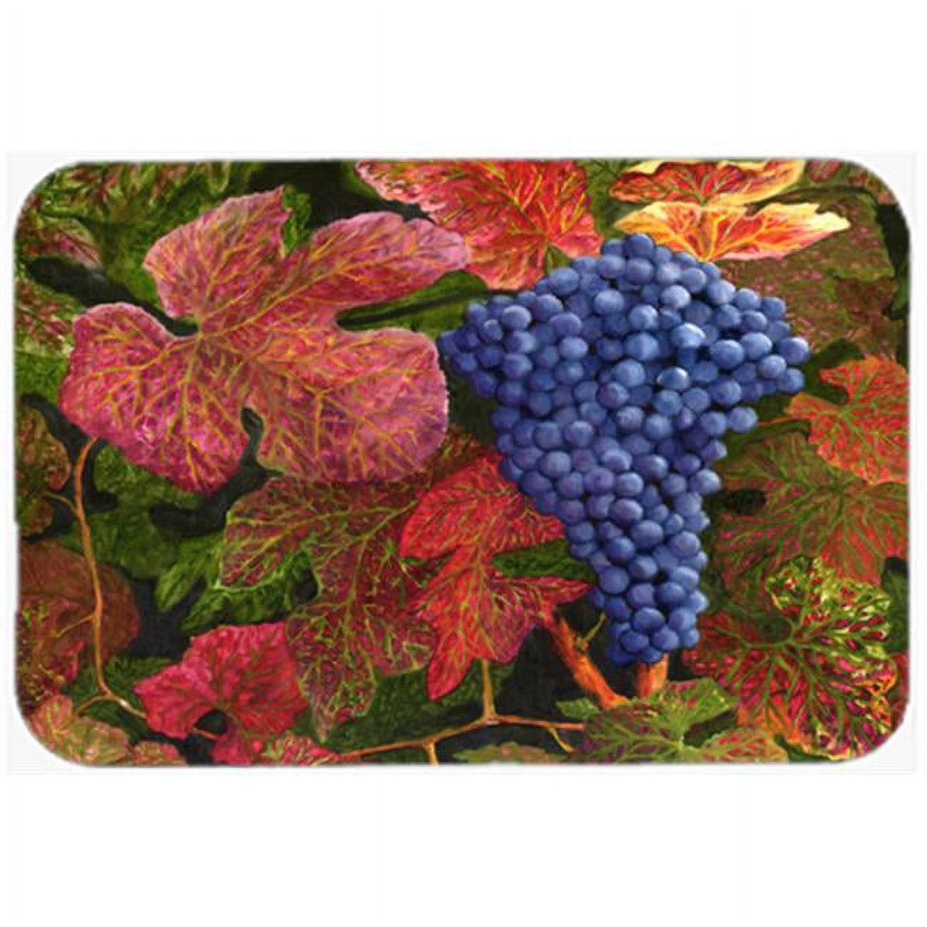 Grapes of Joy by Malenda Trick Glass Large Cutting Board - Walmart.com