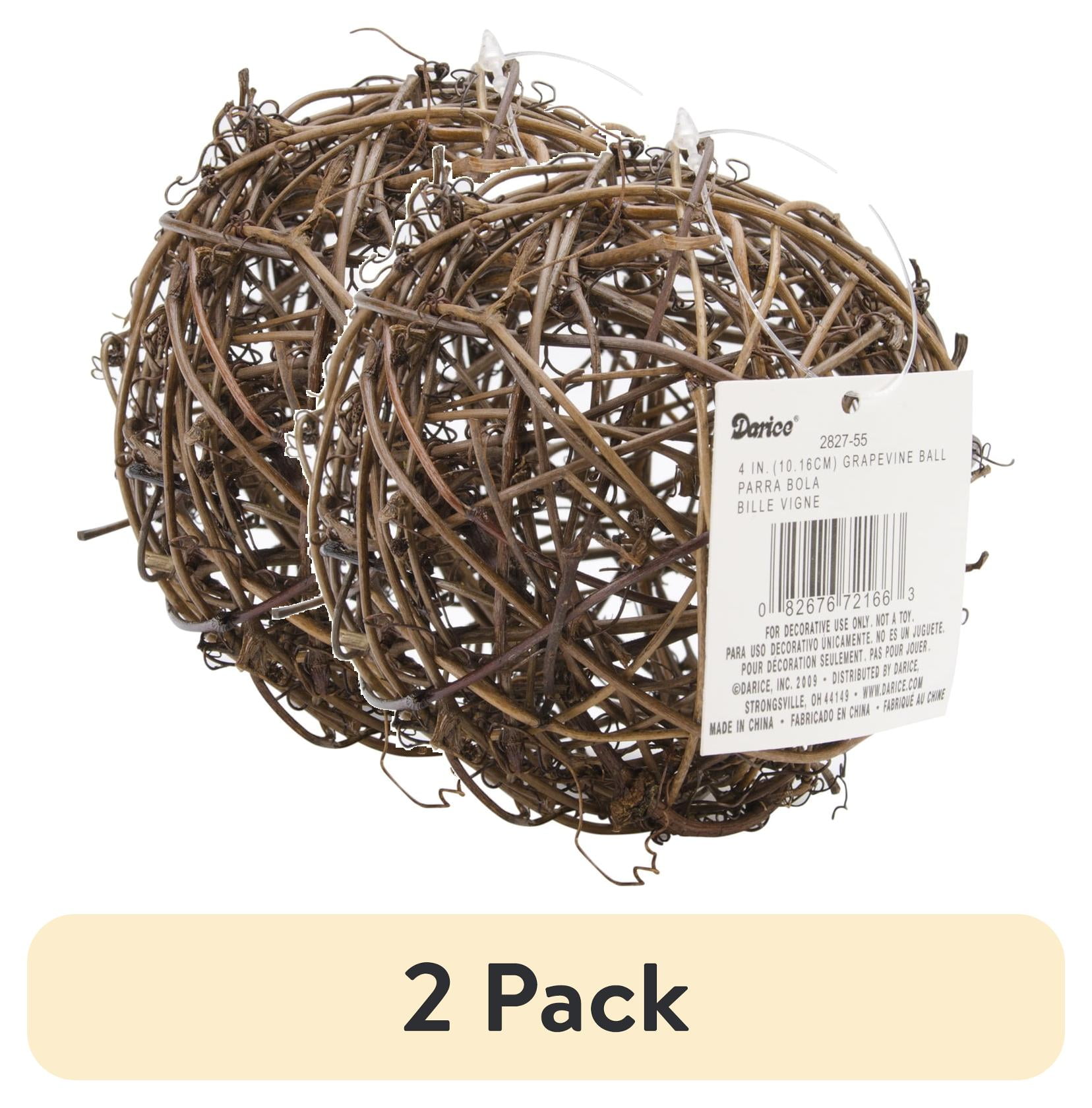 (2 pack) Grapevine Ball-4" - Walmart.com
