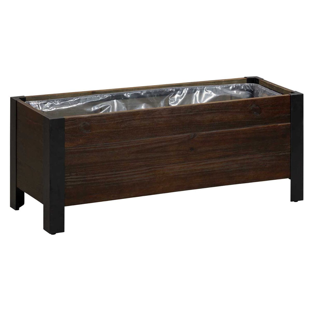 Grapevine Urban Garden Low-Profile Planter, FSC Recycled Wood ...