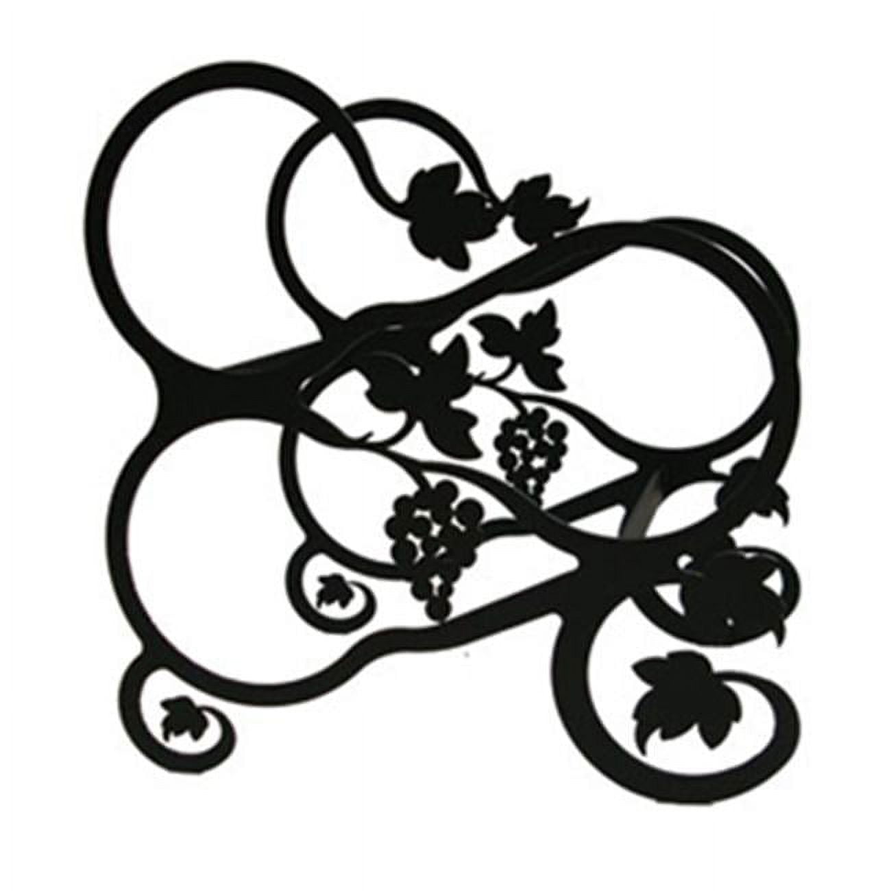 Village Wrought Iron WR-157-S Grapevine Wine Rack - Black - Walmart.com