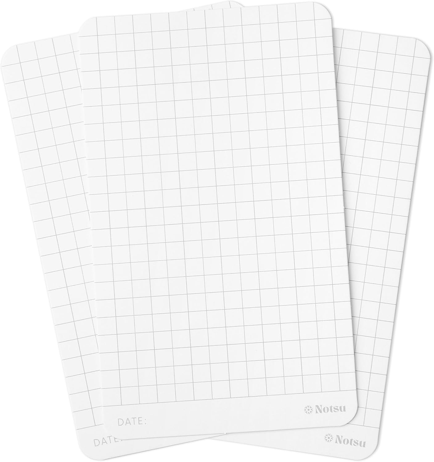 Graph Grid 3x5 inch, 50 ct | Thick Graphing Note Cards w/Rounded ...