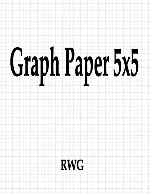 Graph Paper 5x5: 150 Pages 8.5" X 11" (Paperback) - Walmart.com