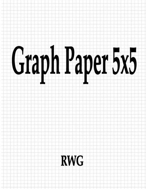 Graph Paper 5x5: 50 Pages 8.5" X 11" (Paperback) - Walmart.com