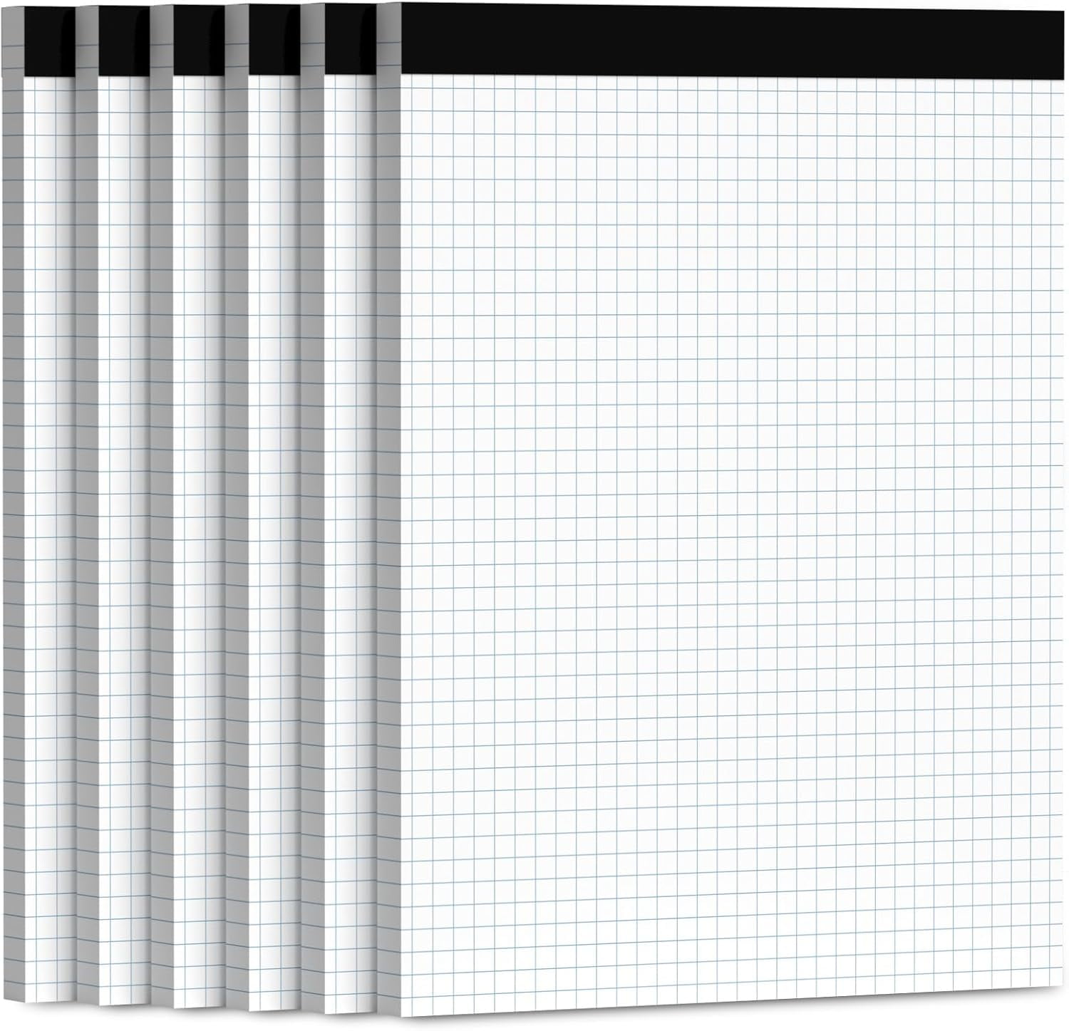 Graph Paper 8.5 x 11, 6 Pack, 4x4 Graph Ruled, Grid Paper 8-1/2 x 11 ...
