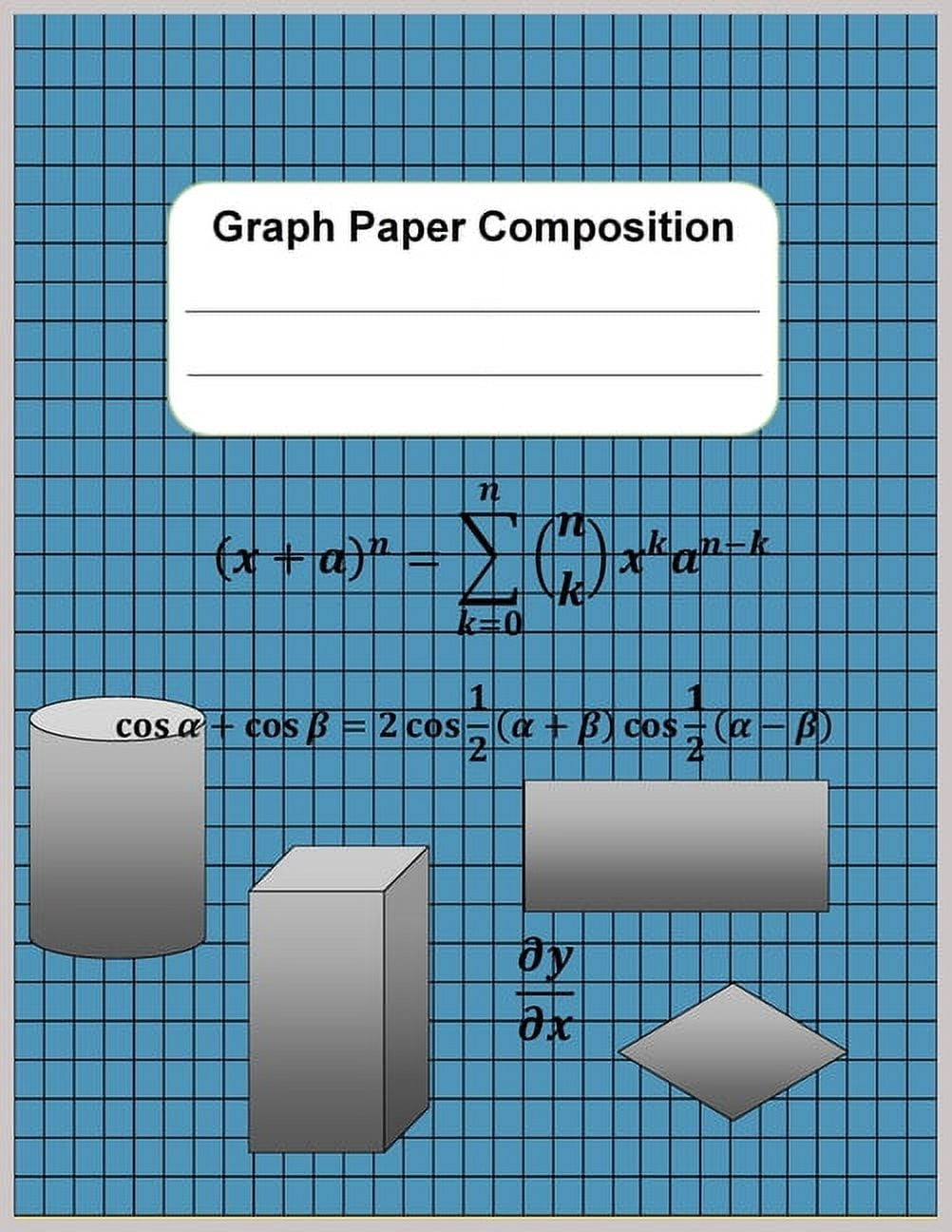 Graph Paper Composition 100 Pages Quad Ruled Pages {8 5x11in 21