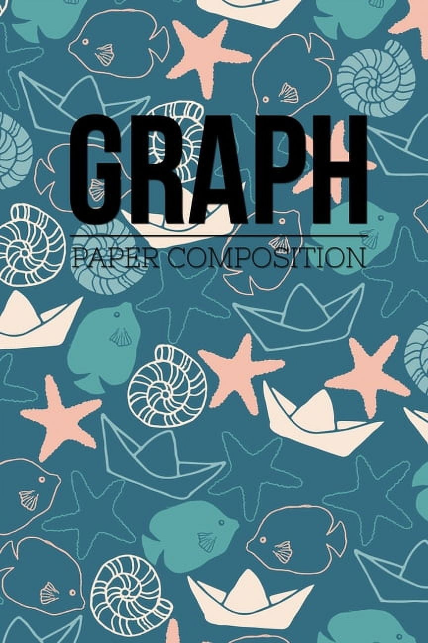 Graph Paper Composition : Graph Paper 6" x 9" Quad Ruled 4x4, Grid ...