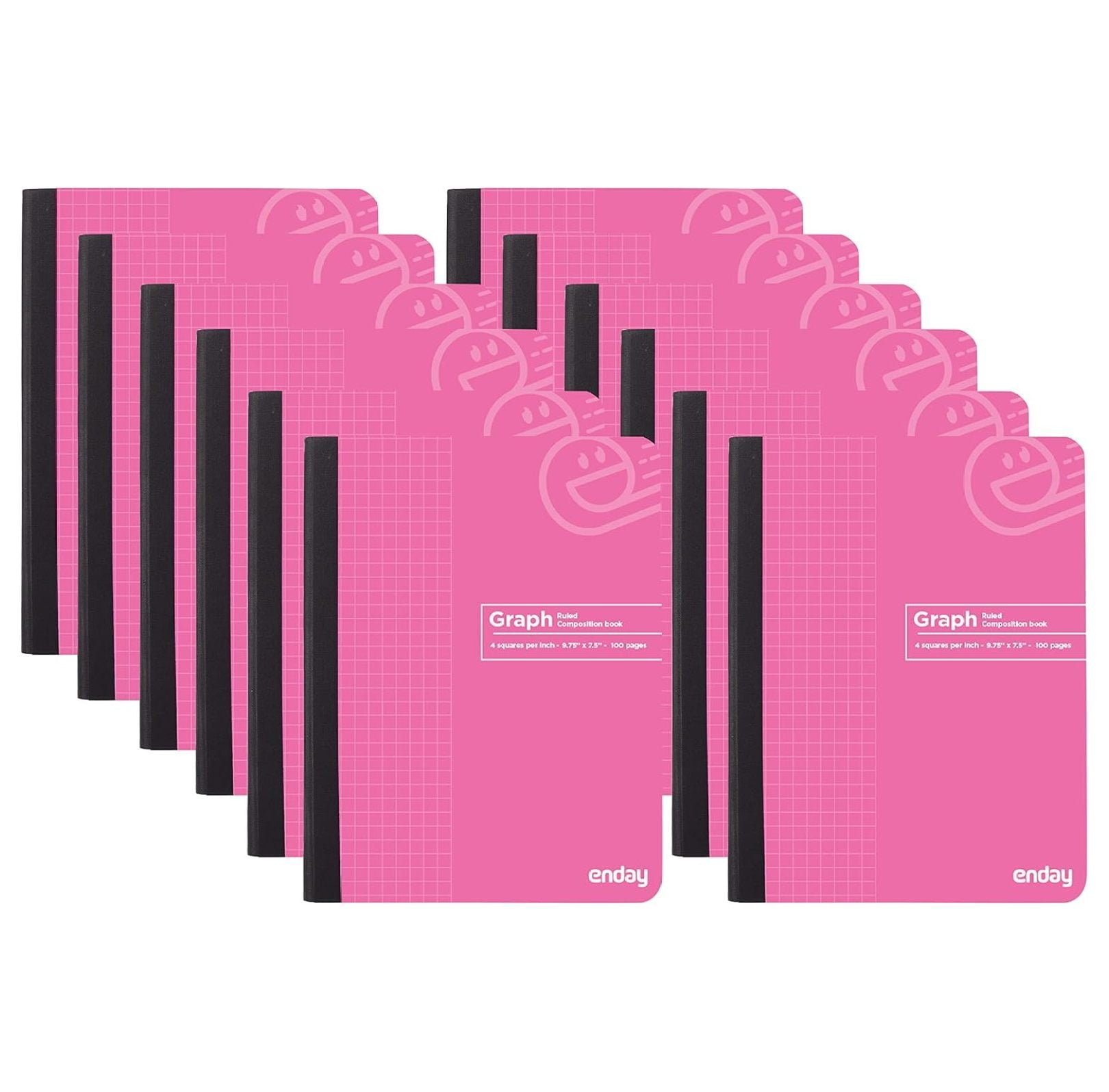 Graph Paper Composition Notebook Bulk, Hard Cover Graphing Notebook, 4 ...