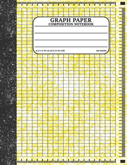 Graph Paper Composition Notebook: Math and Science Lover Graph Paper ...