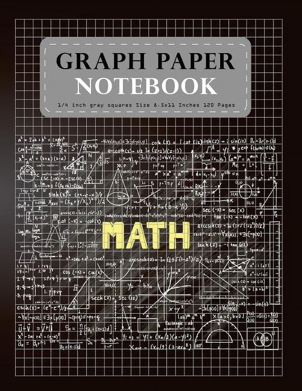Graph Paper Composition Notebook Graph Paper Notebook 1 4 Inch Gray