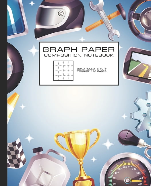 Graph Paper Composition Notebook Quad Ruled 5 Squares To 1 Inch Grid