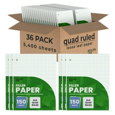 Pacon® Grid Paper Roll, White, 1" Quadrille Ruled 34" x 200', 1 Roll ...