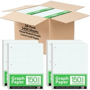 AUKSales TOP Sturdy Graph Desk Pad (Pack of 1), 22"x17", 1/4 Quad Grid ...