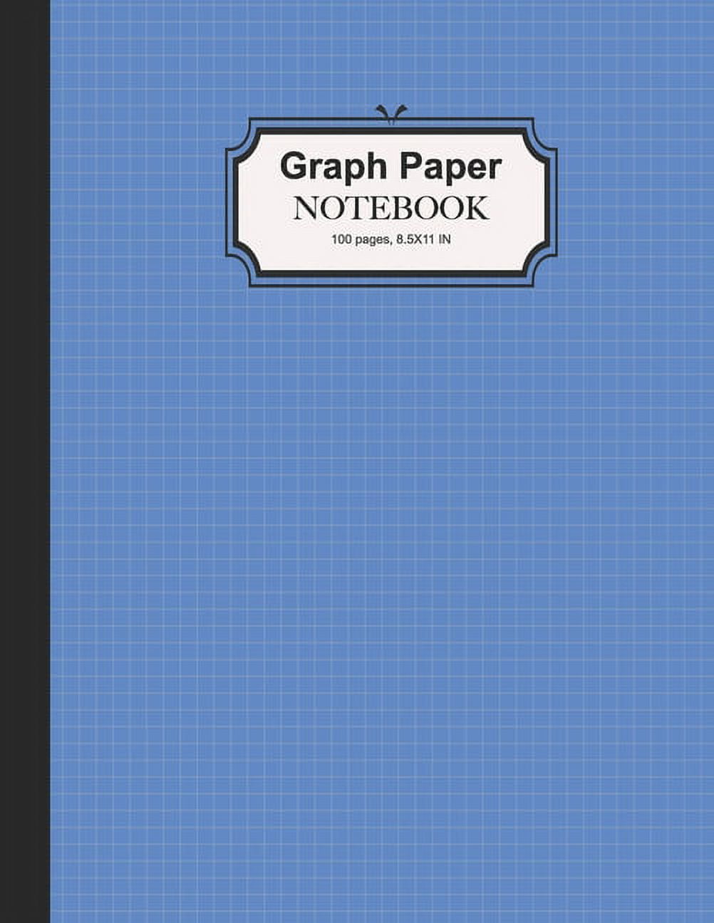 Graph Paper Notebook : Quad Rule 5x5 Composition Page Bound Comp Book ...