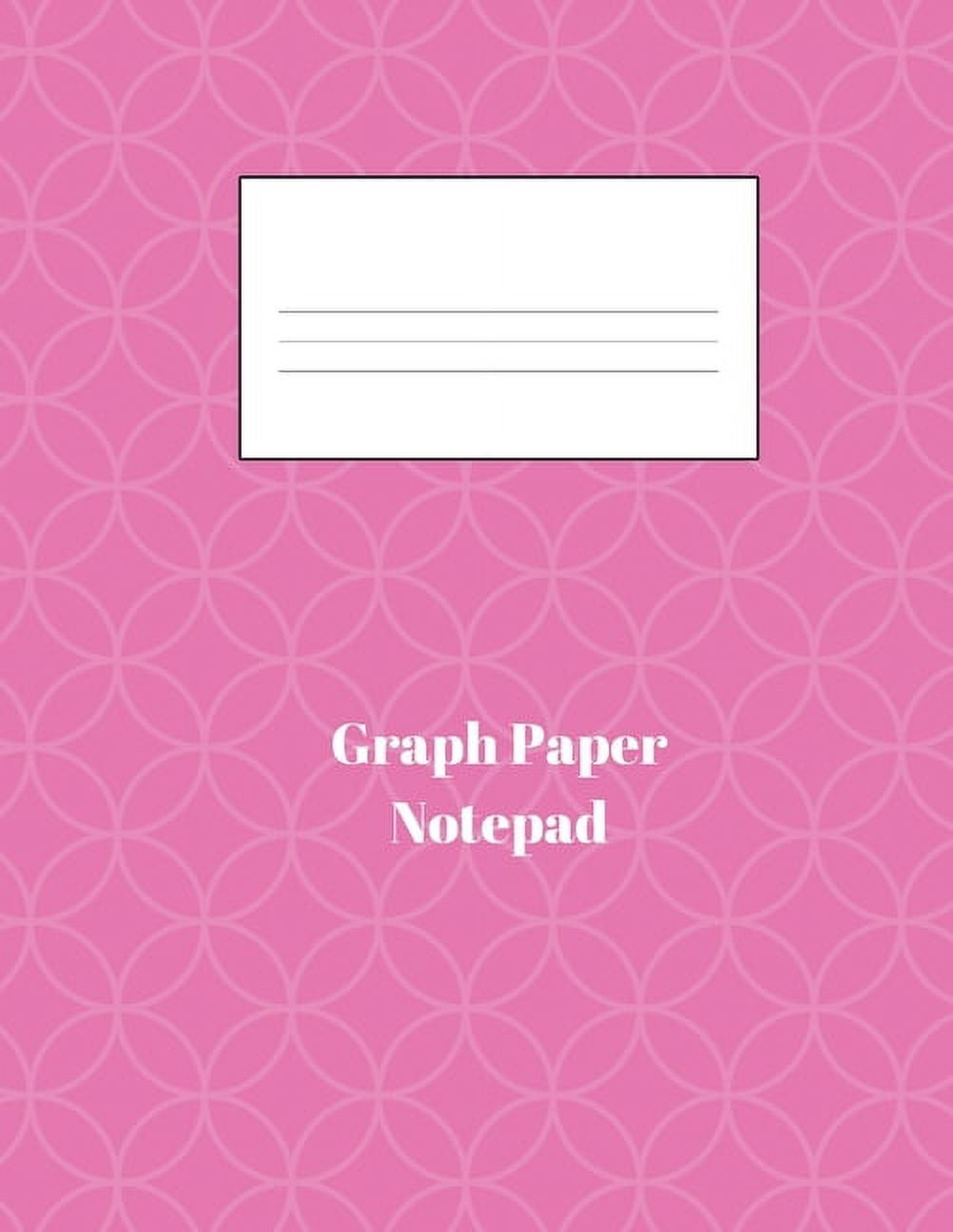 Graph Paper Notepad : Quad-ruled 4x4 Sheets - 8.5 x 11 Pink (Paperback ...
