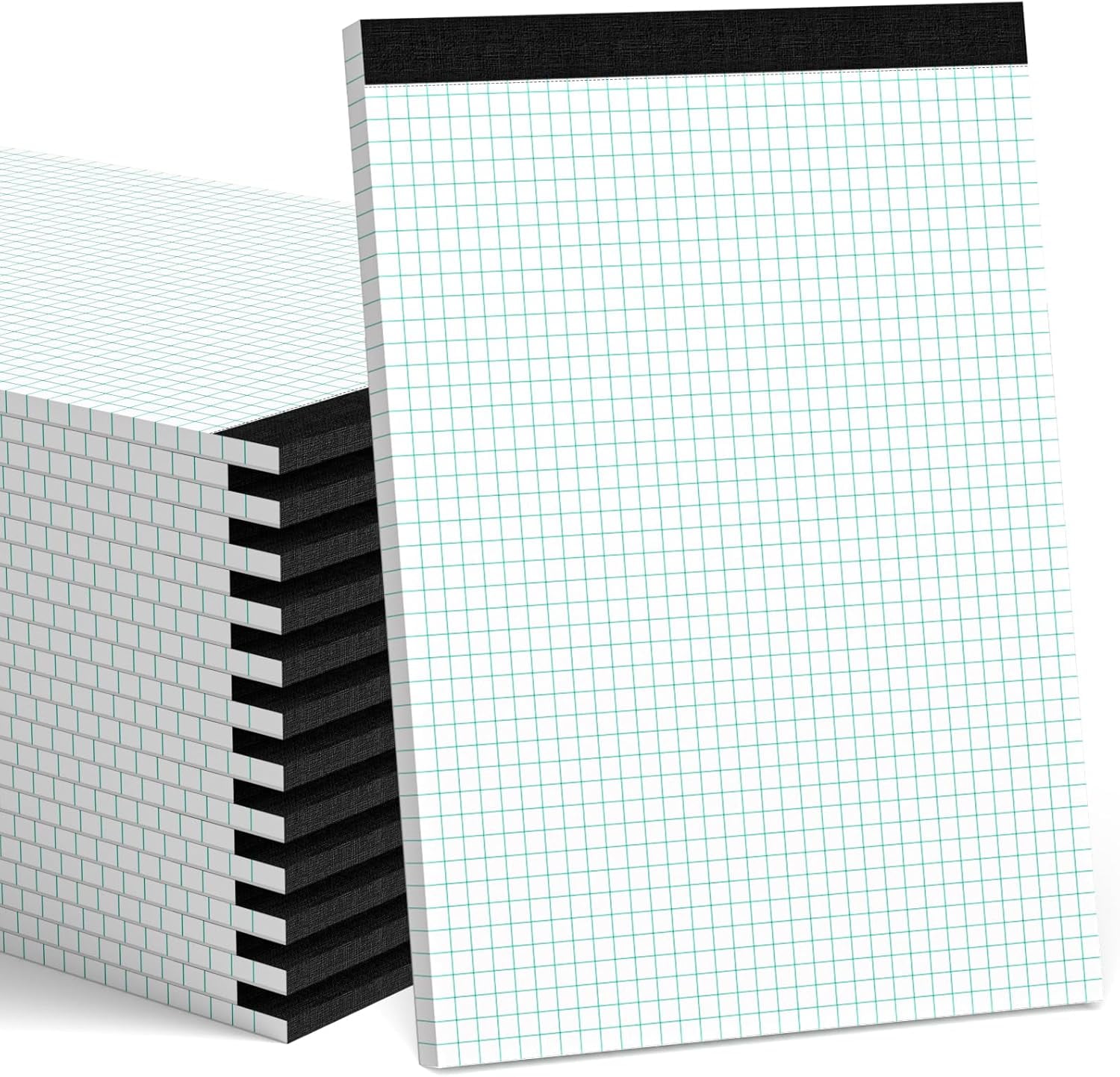 Graph Paper Pad 8.5 x 11, 24 Pack, 4x4 Graph Ruled, Grid Paper Pad 8-1/ ...