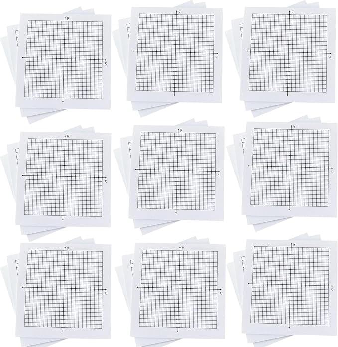Graph Paper Sticky Notes - 12 Pads 300 Sheets Mini Graph Sticky Notes ...
