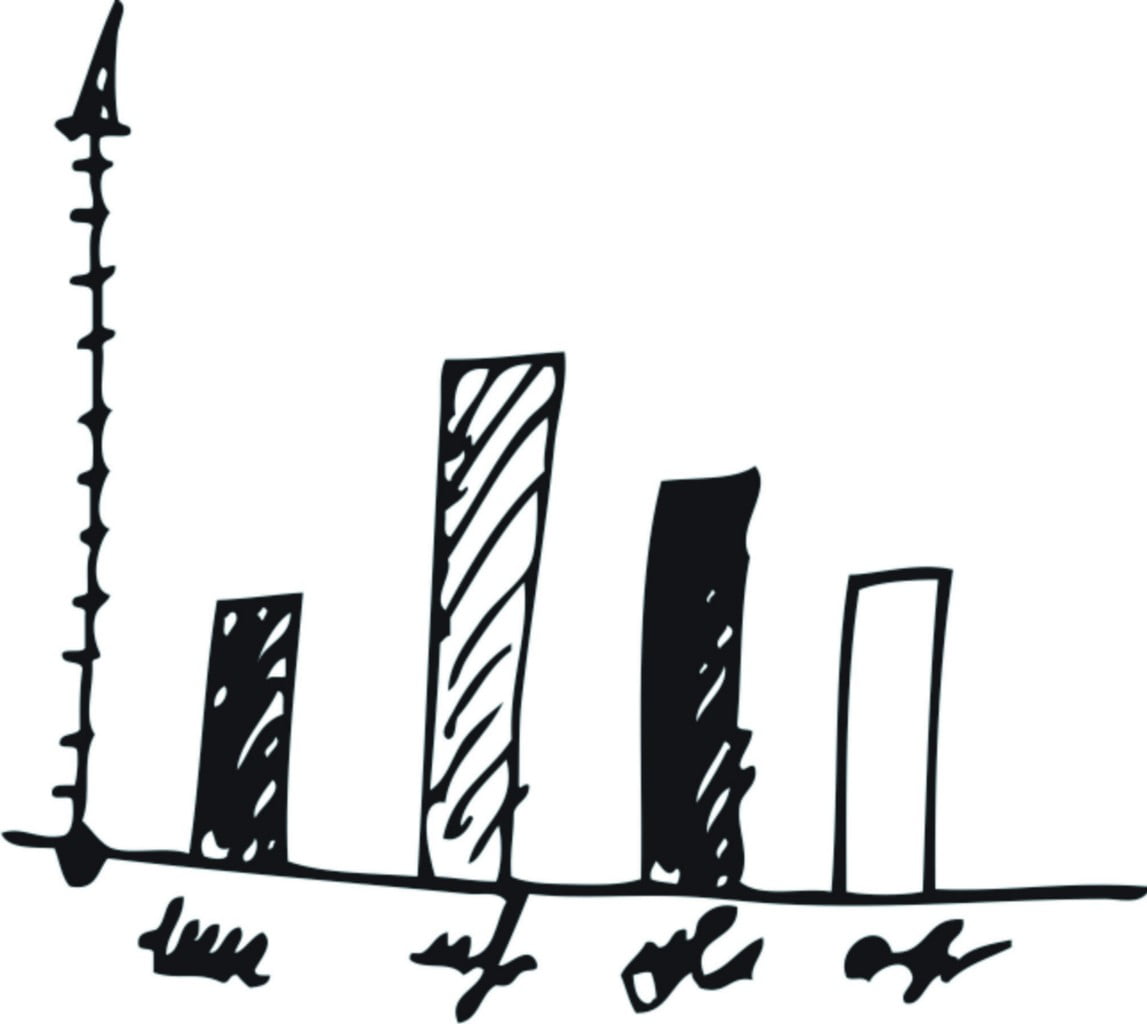 Graph Picture Art - Living Room - Peel & Stick Sticker - Vinyl Wall ...