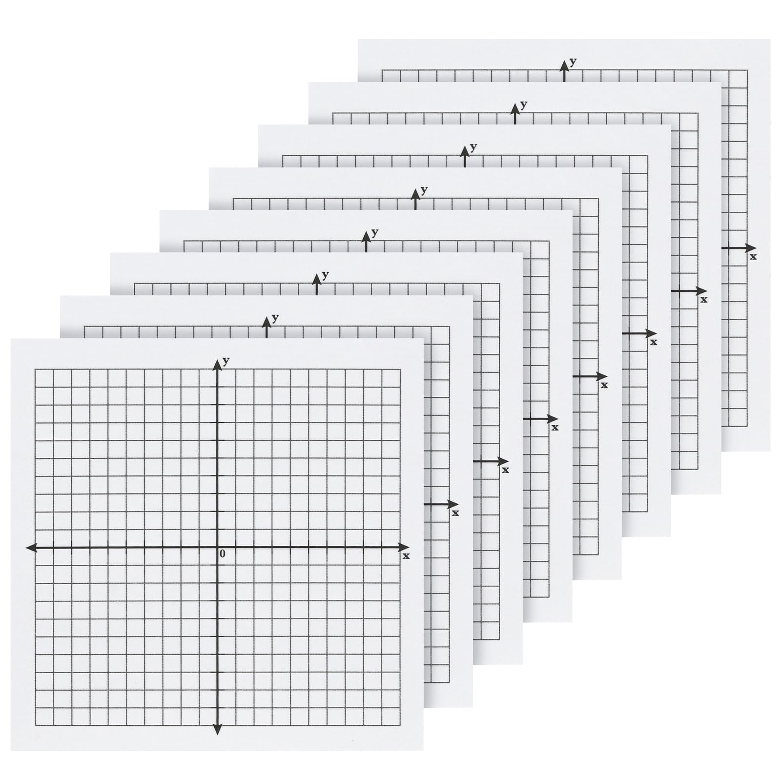 Graph Sticky Notes, 8 Pads, 3x3 Inch, Graph Paper Sticky Notes, Grid ...