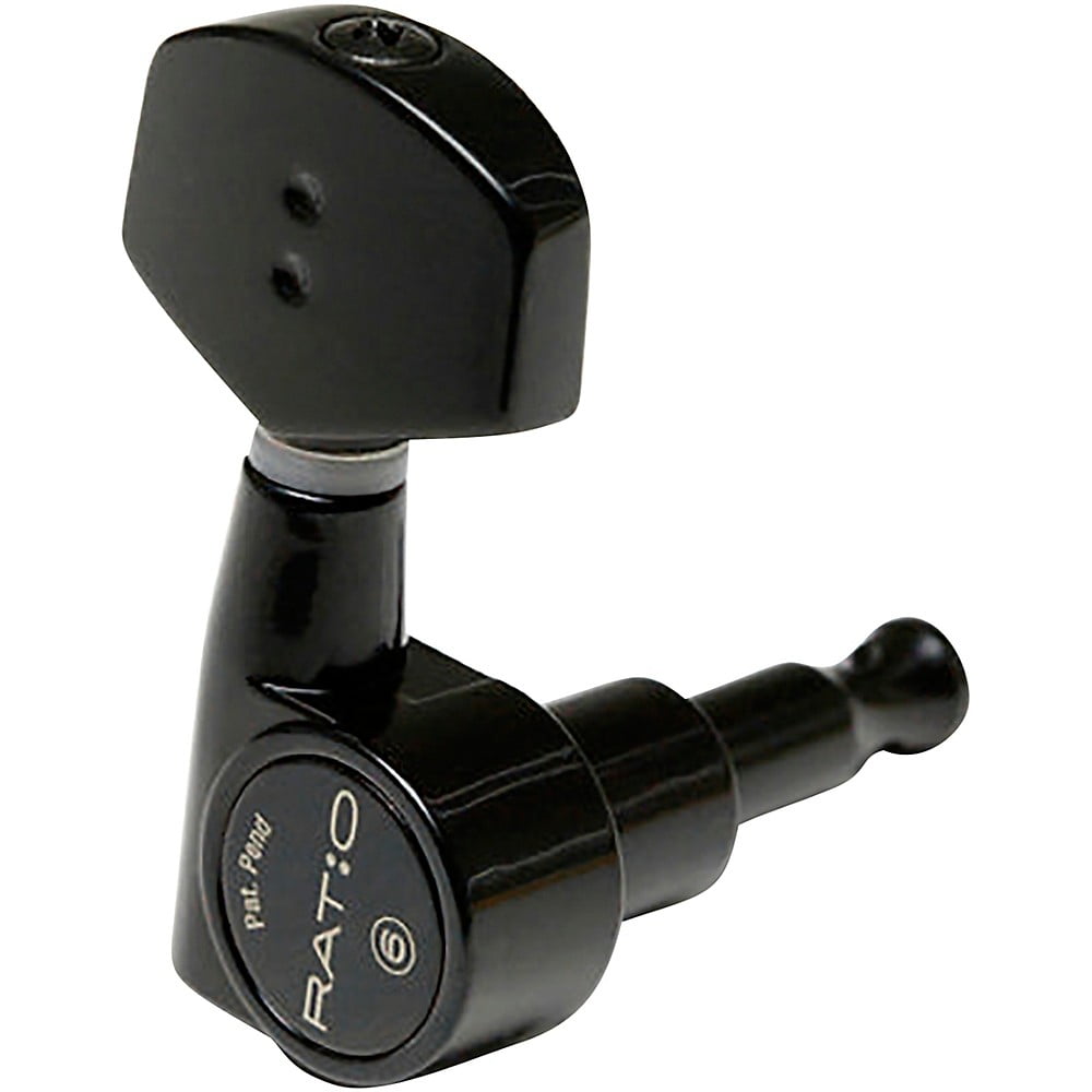 Graph Tech Ratio 3+3 Acoustic Guitar Tuning Machine Heads Black 6 ...