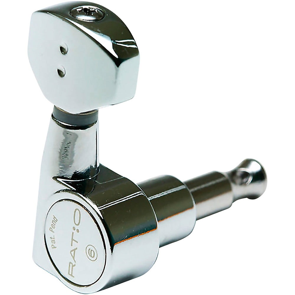 Graph Tech Ratio 6-In-Line Electric Guitar Tuning Machine Heads Chrome ...
