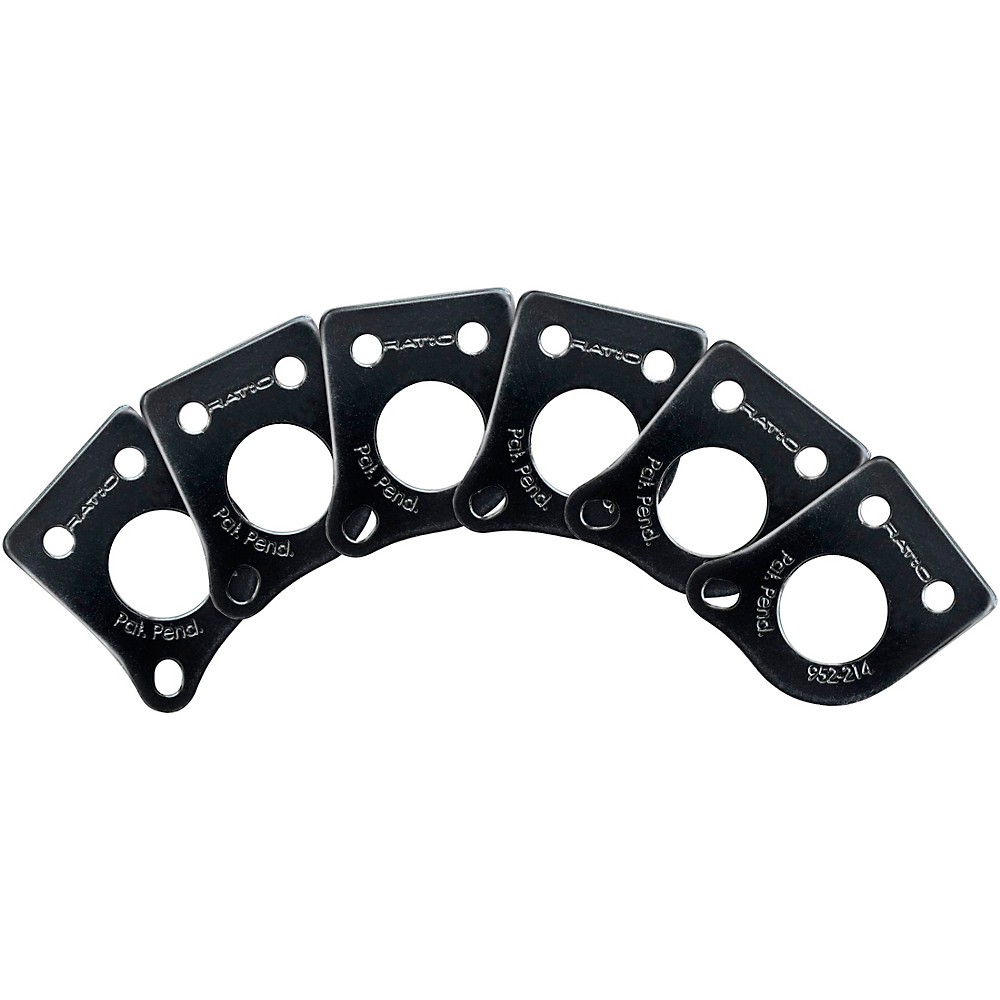 Graph Tech Ratio InvisoMatch Installation Plates (Pack of 6) Black ...