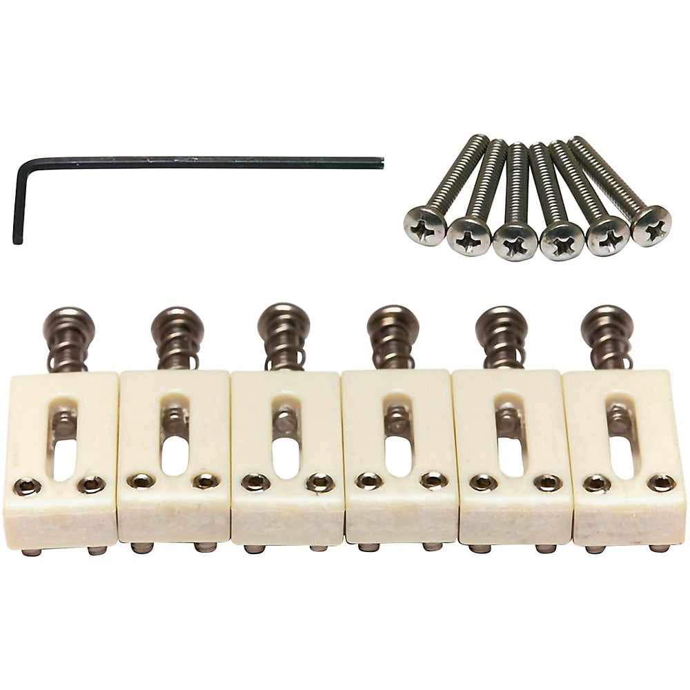 Graph Tech TUSQ Saddle for Strat & Tele Ivory - Walmart.com