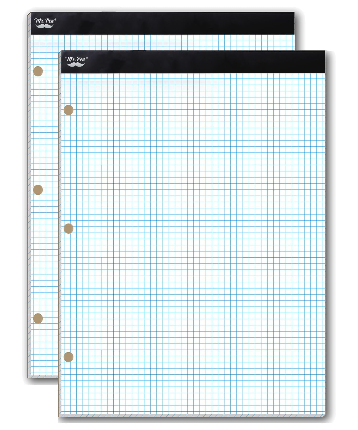 Graph paper, 4x4 grid paper pad, 2 pack of 55 sheets each, 110 sheets ...