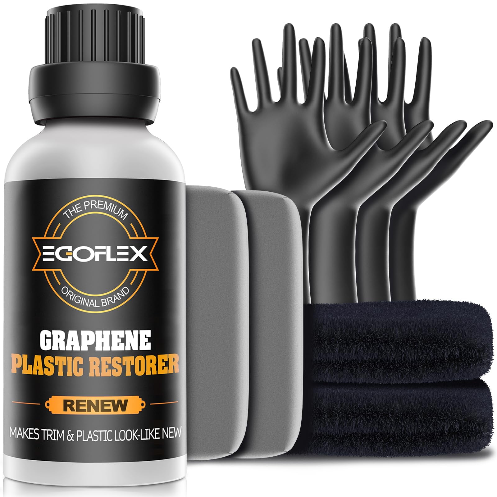 Graphene Plastic Restorer Trim KEF16 Kit - Crystal Coating Plastic ...
