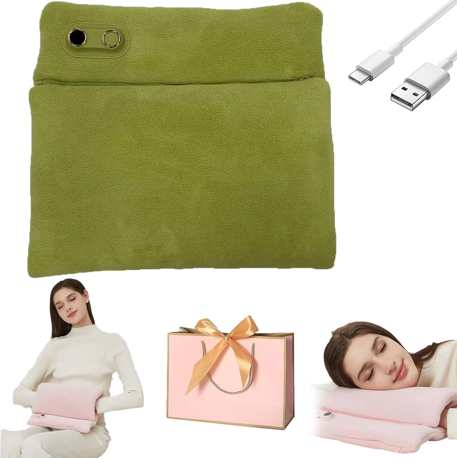 Graphene USB Rechargeable Multifunctional Hand Warmer, Smart Dual-Sided ...