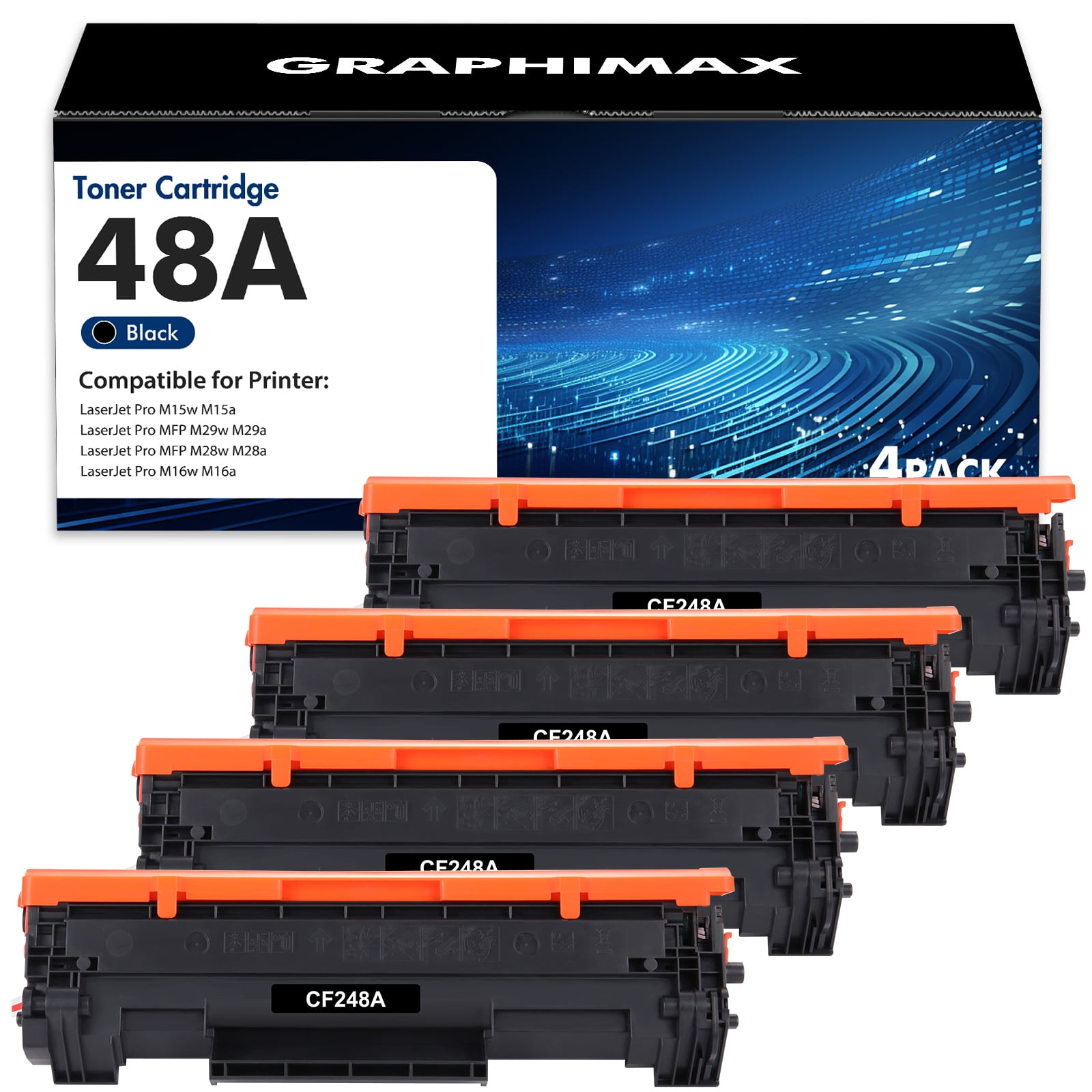GraphiMax 48A CF248A Toner Compatible for 48A CF248A for Laserjet Pro ...