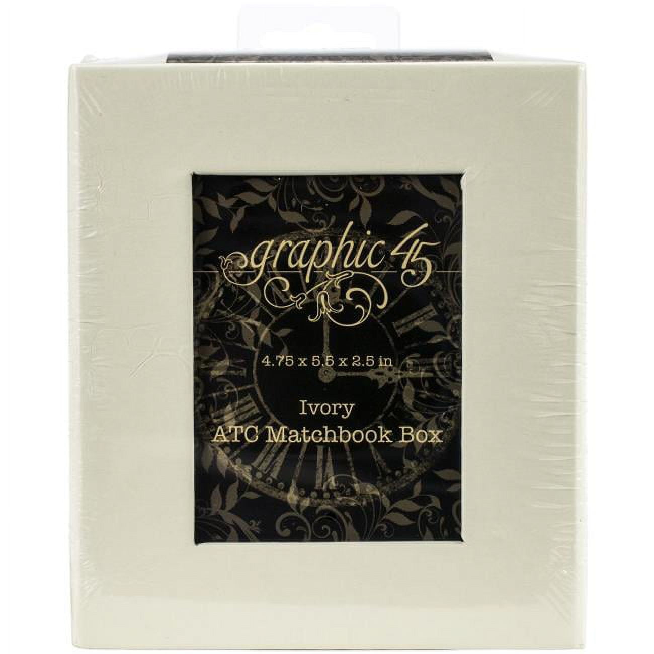 Graphic 45 G4501814 Staples ATC Matchbook Box - Ivory - Walmart.com