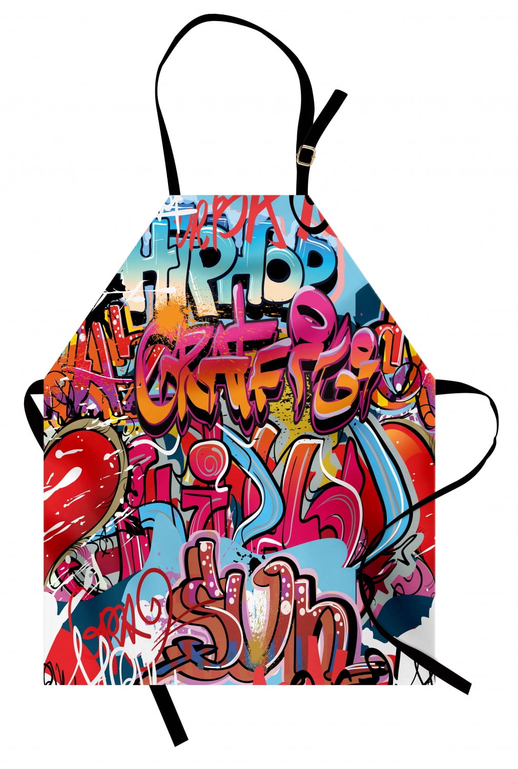 Graphic Apron Hip Hop Street Culture Harlem New York City Wall Graffiti ...
