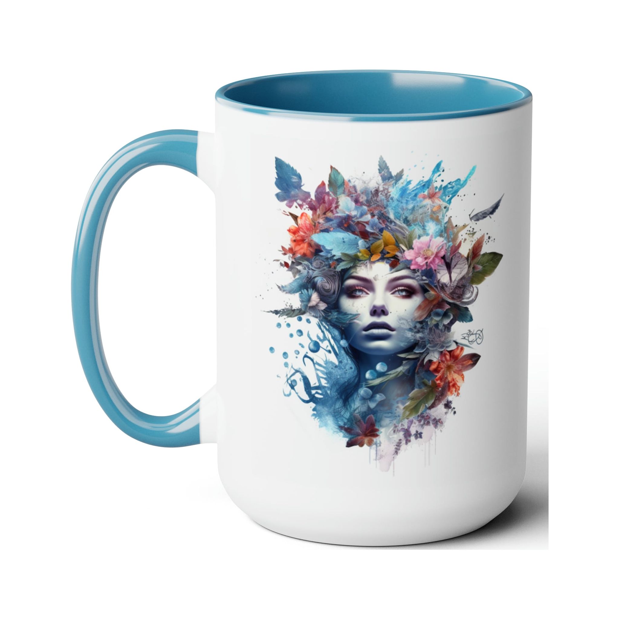 Graphic Art Mug, Graphic Design, Fantastical Art, Fantasy Mug, Unique ...