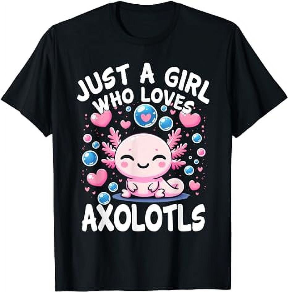 Graphic Axolotls So Cute Outfits Van Gogh Painting Axolotls T-Shirt ...