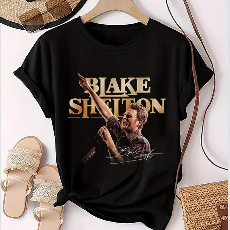 Graphic Black Shelton . Blake Shelton 2025 Fan Gift. Blake Shelton Tour ...