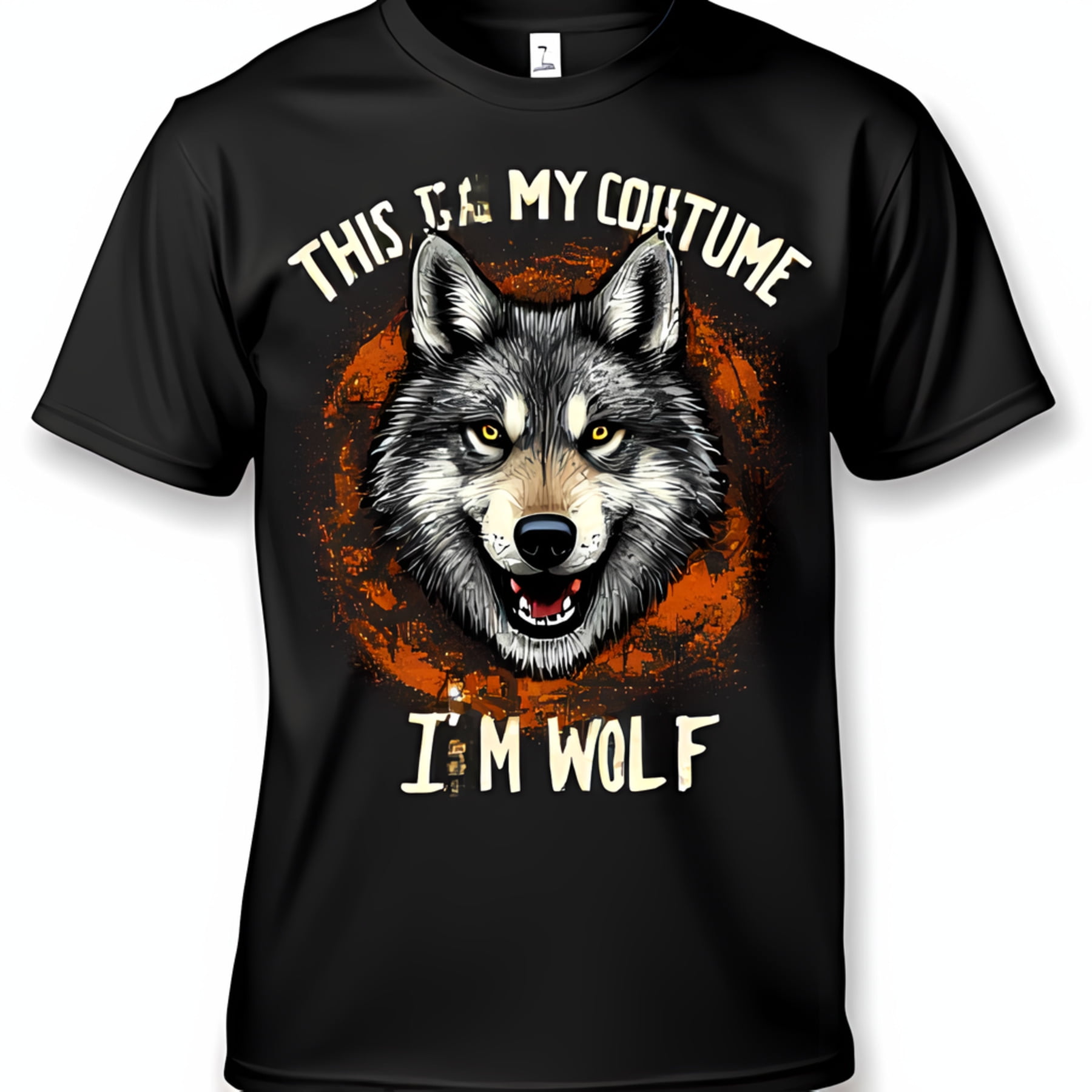 Graphic Black T-Shirt with Bold 'THIS IS MY I'M ' Text - Walmart.com