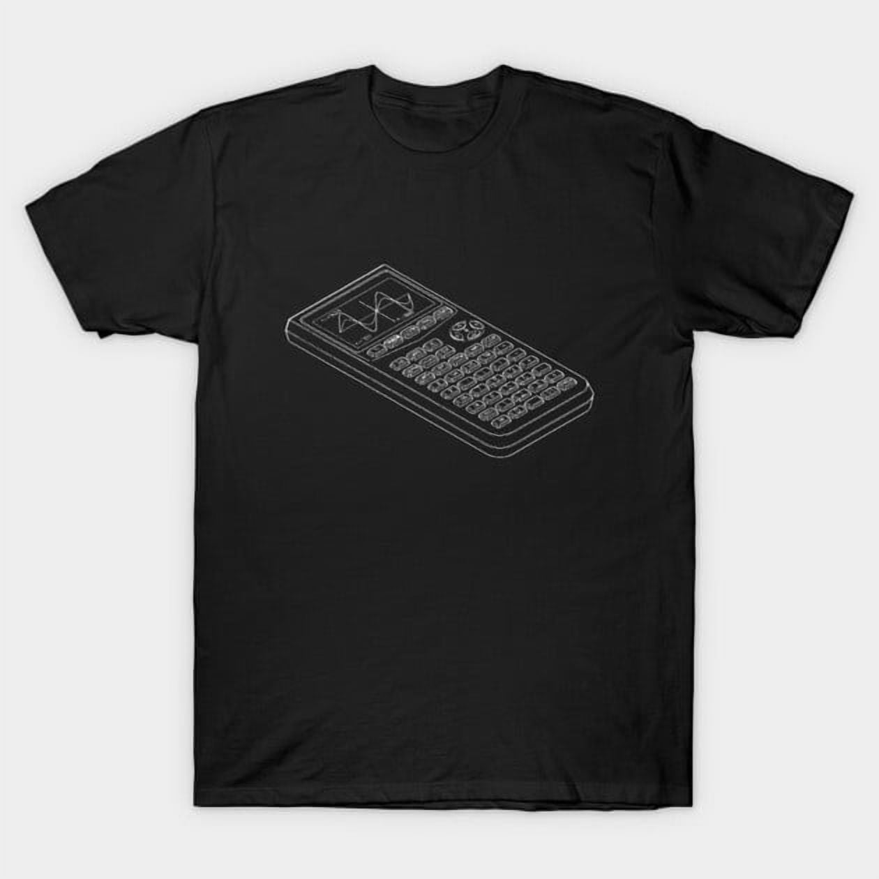 Graphic Calculator Retro Math Nerd Graphic, H3531 Unisex T-Shirt, Up to ...