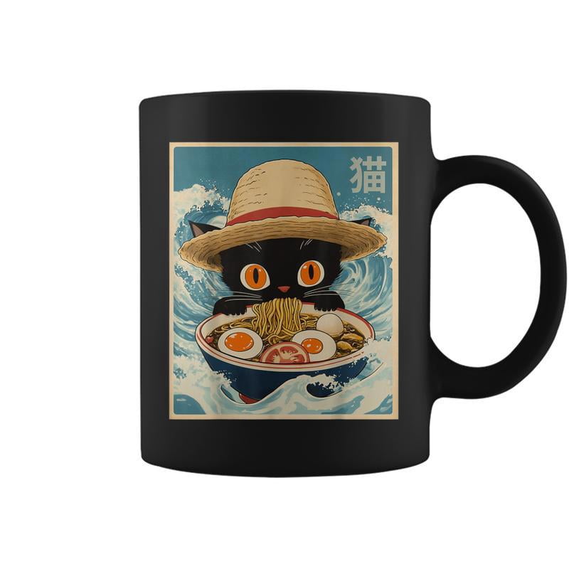Graphic Cat Ramen Noodles Japanese Kawaii Anime Coffee Mugs - Walmart.com