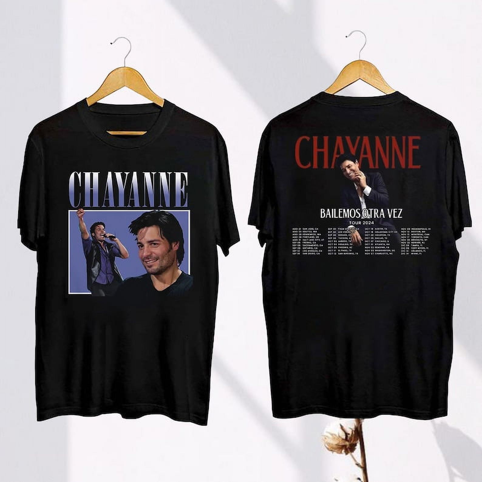 Graphic Chayanne Bailemos Otra Vez Tour 2024 T-Shirt, Chayanne 2024 Concert, Chayanne Fan Gift ...