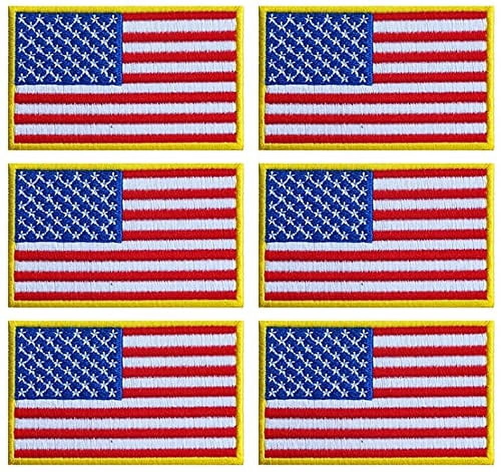Graphic Dust Pack 6, 3x2 Inches, US USA United States of America Flag ...