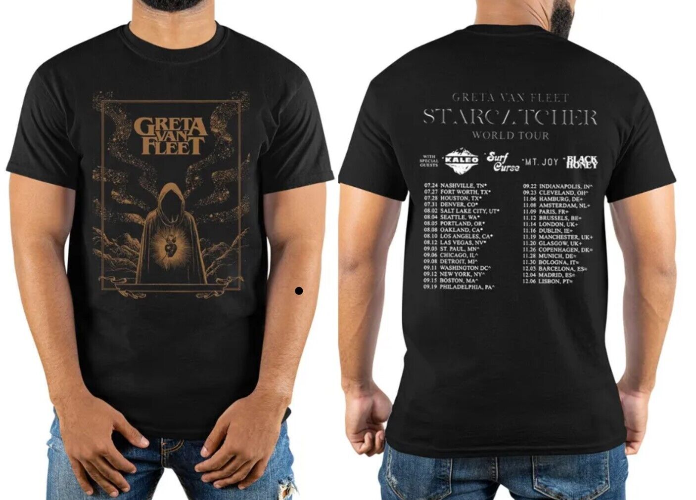 Graphic Greta Van Fleet Starcatcher World Tour 2023 T-Shirt, Greta Van ...